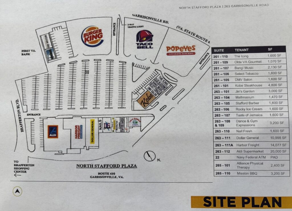 North Stafford Plaza Shopping Center – MTH Management Corporation
