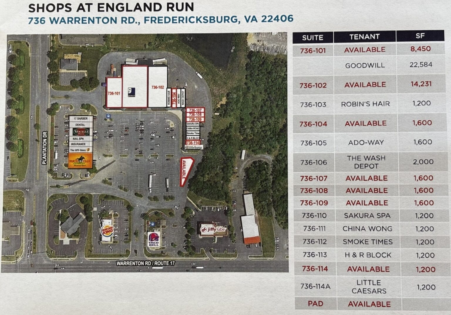 The Shops at England Run – MTH Management Corporation